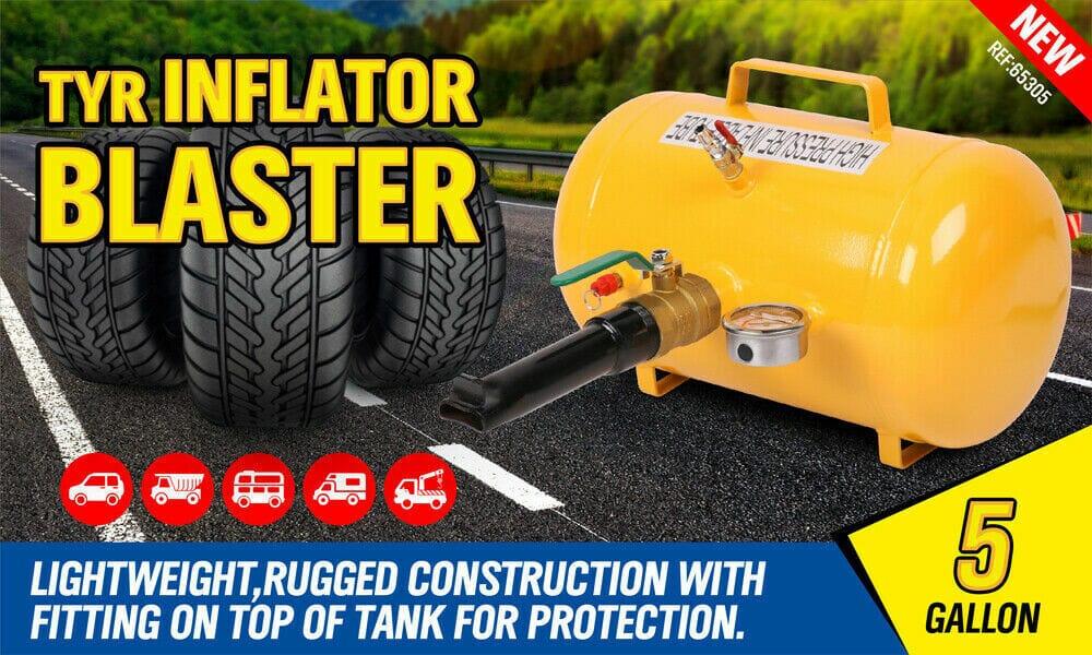 5 Gallon / 20L Bead Blaster Tyre Air Tank Tire Inflator Seater 4WD Car ...