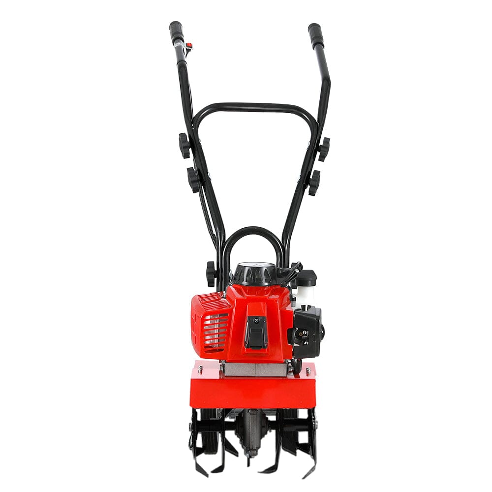 88CC Tiller Garden Cultivator Rototiller 4 Blades Soil Plower Rotary H ...