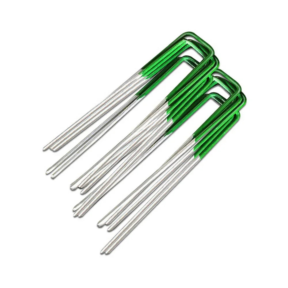 Prime Turf Artificial Grass 50pcs Synthetic Pins Fake Lawn Turf Weed M ...