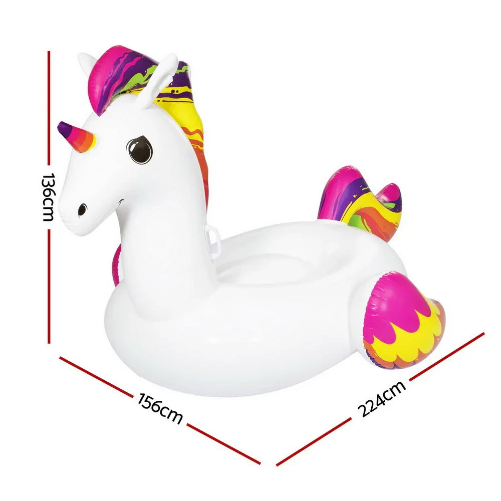 Bestway Unicorn Float Rider Inflatable Ride On Floating Pool Lounger 2 ...