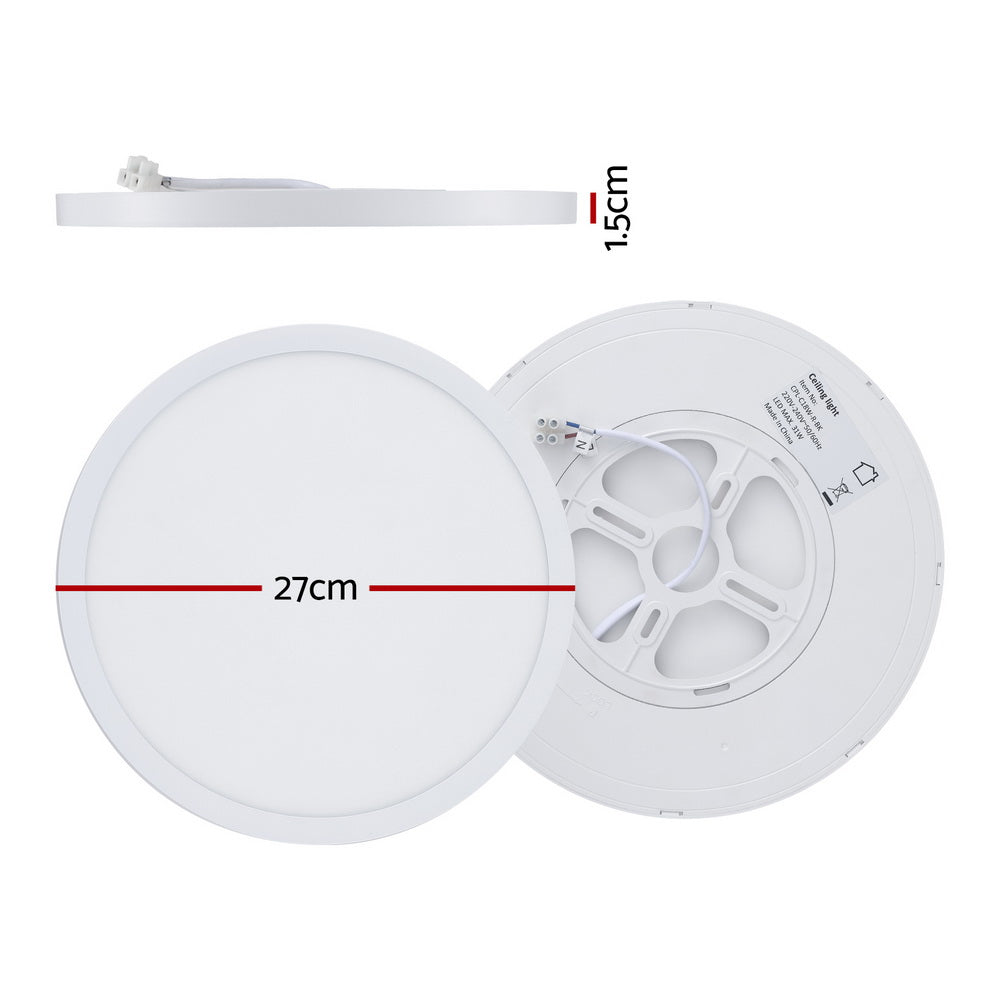 Leier Ceiling Light LED Round 31W Ultra-THIN 5CM Oyster Lamp Modern Co ...