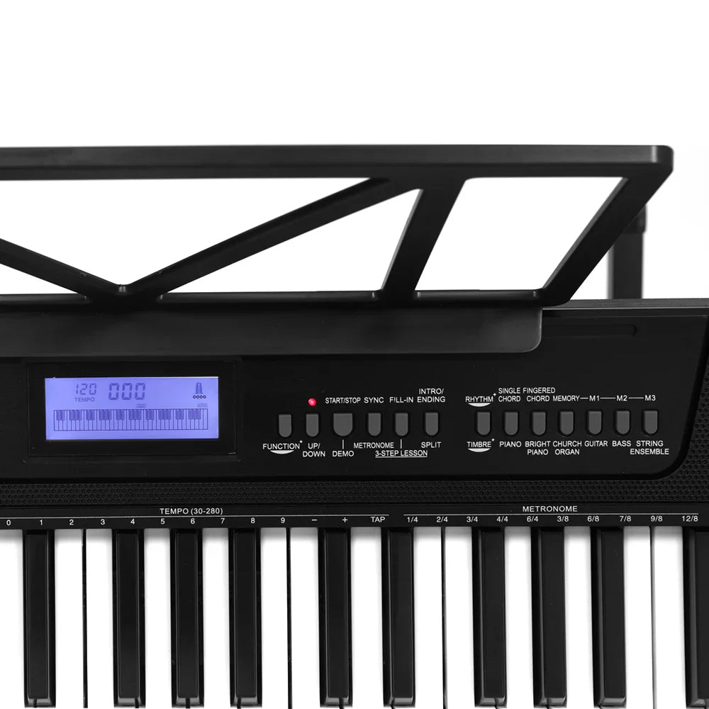 Alpha 61 Keys Electronic Piano Keyboard Digital Electric w/ Stand Touc ...