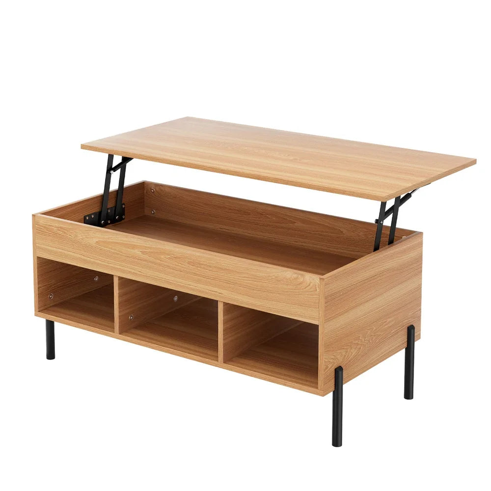 Coffee Table Lift-top Oak| KingsWarehouse