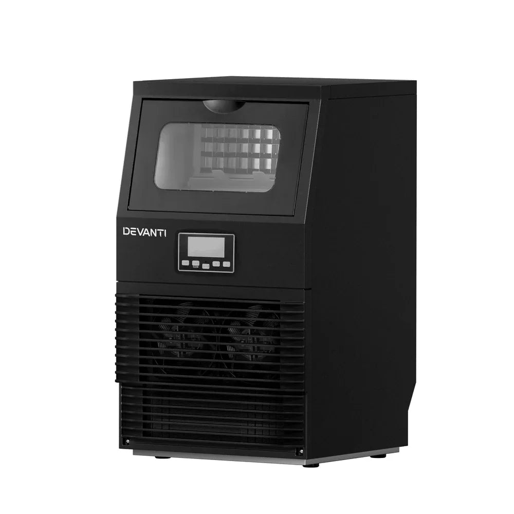 Devanti Commercial Ice Maker Cube Machine 30kg| KingsWarehouse