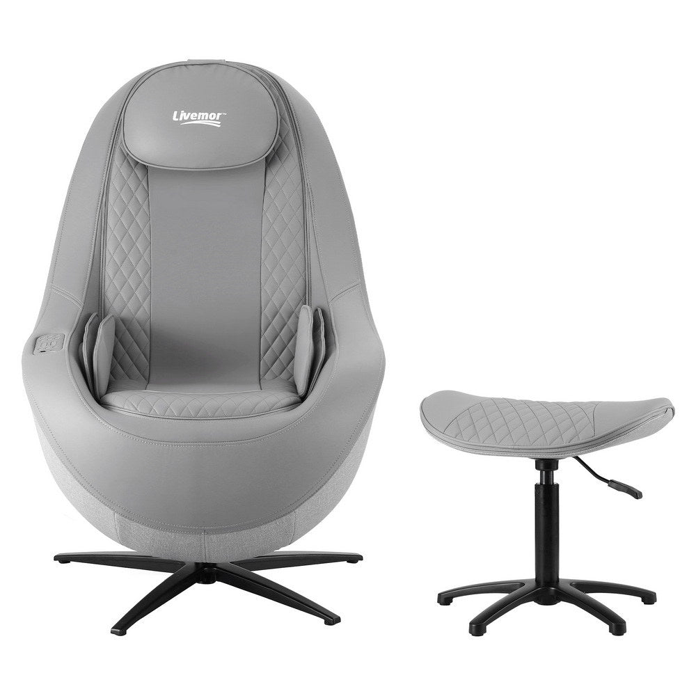 Livemor Massage Chair Electric Recliner Home Massager 3D ROLI ...