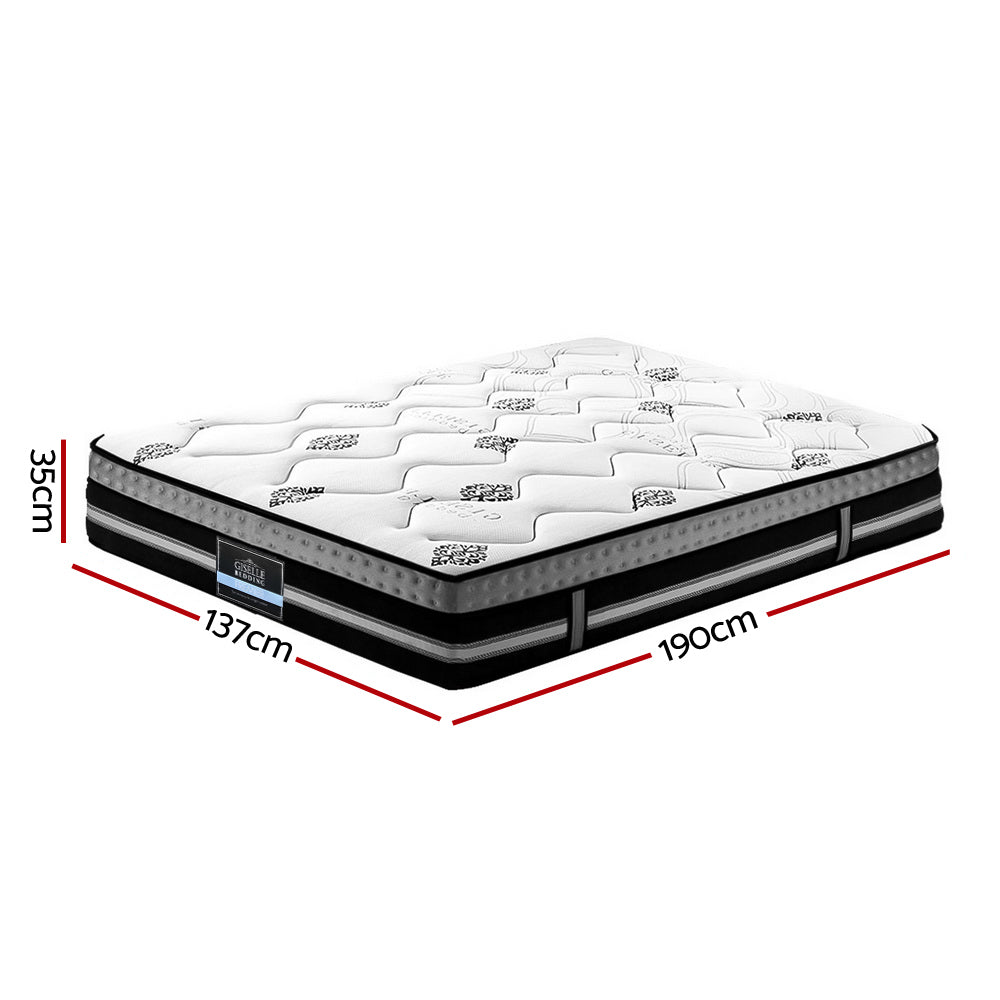 Giselle Bedding Galaxy Euro Top Cool Gel Pocket Spring Mattress 35cm T ...