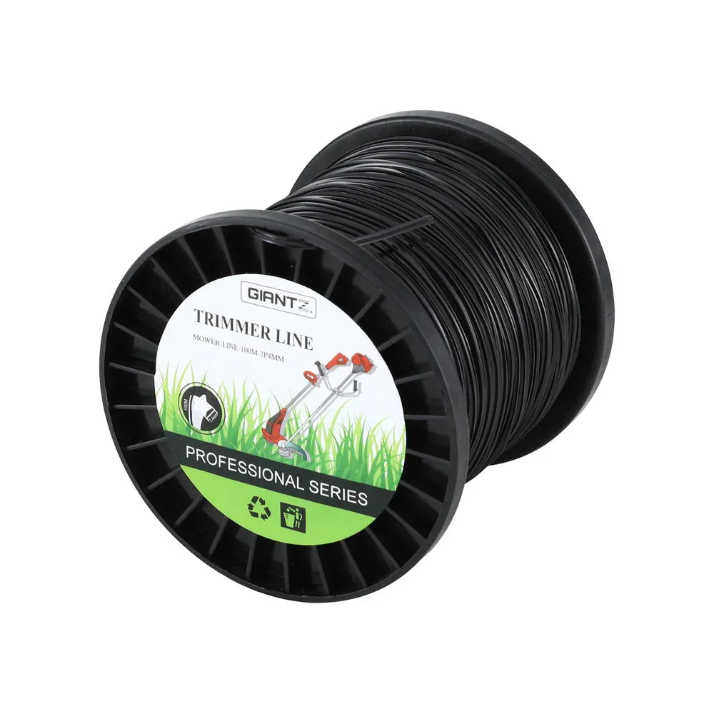 Giantz 100M Whipper Snipper Trimmer Line 2.4mm Star Nylon String Cord ...