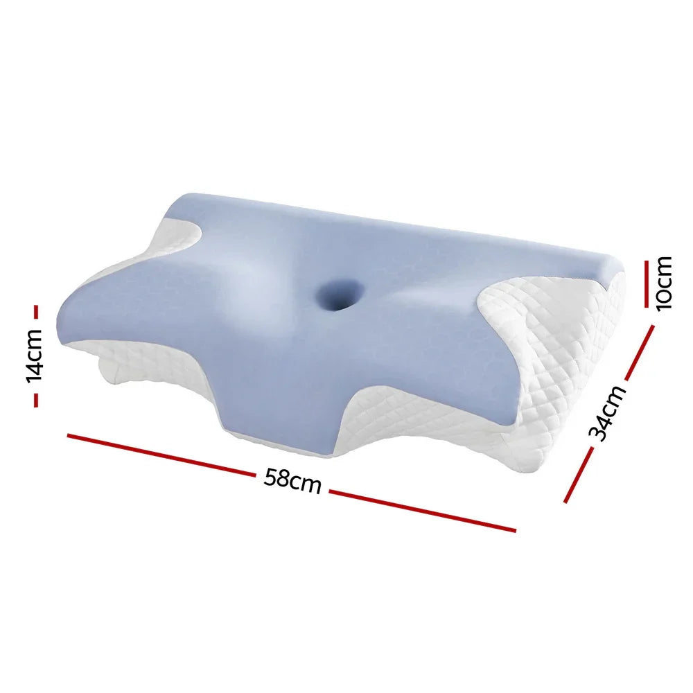 Giselle Bedding Memory Foam Pillow Ergonomic Contour| KingsWarehouse