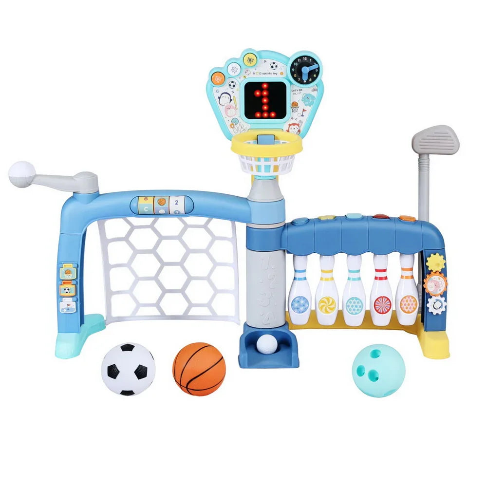 Keezi Kids Basketball Hoop Stand Bowling Baseball Golf Game Sports Toy ...