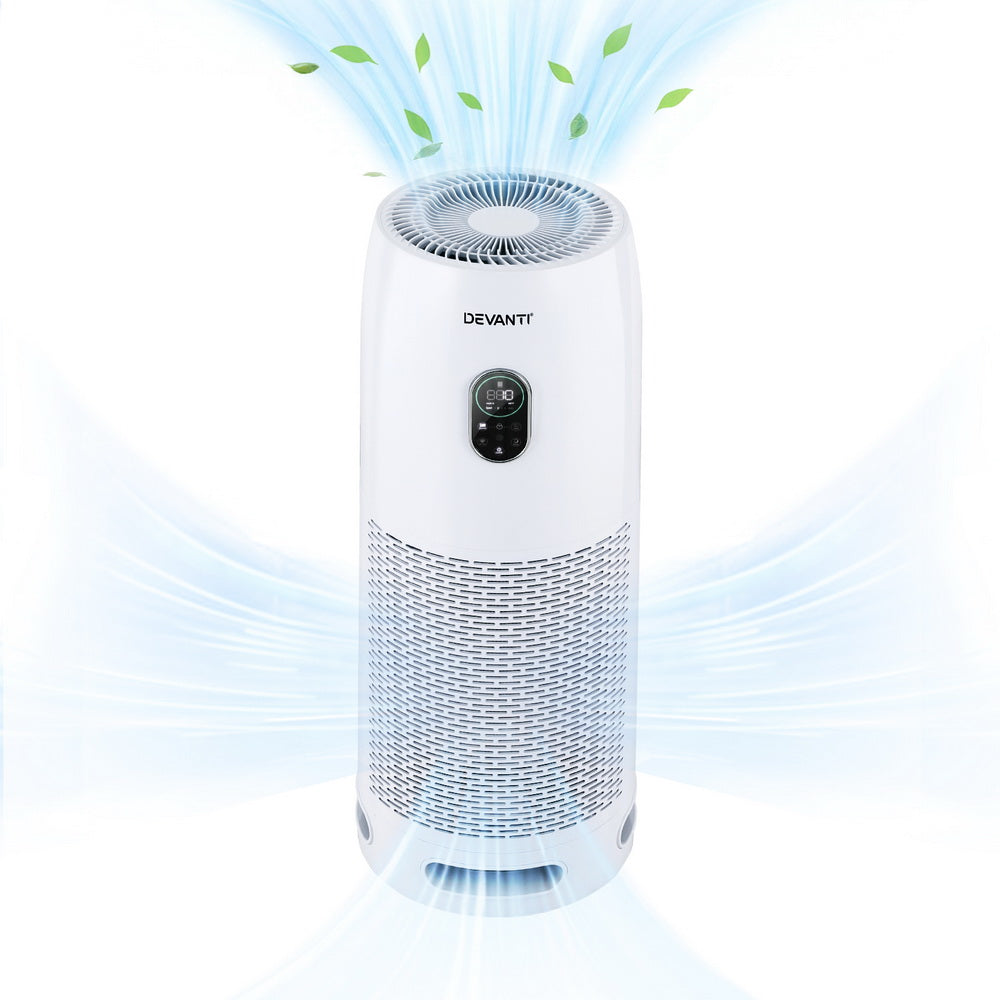 Devanti Air Purifier 4 Stage HEPA w/Replacement Filter| KingsWarehouse