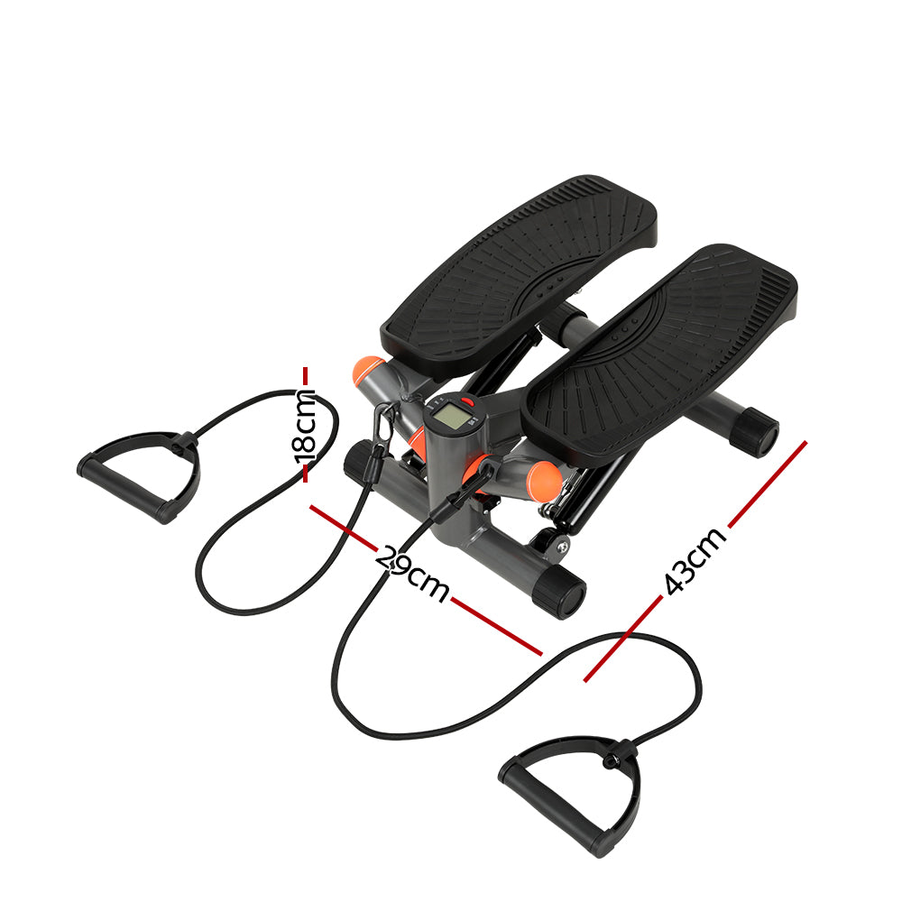 Everfit Mini Stepper with Resistance Rope Aerobic Step Trainer Home Gy ...