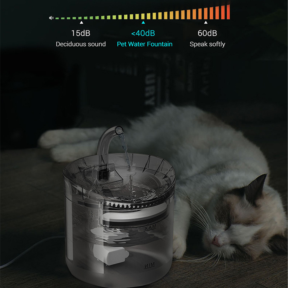 Electric Pet Water Fountain Cat Dog Automatic Sensor Drinking Dispense