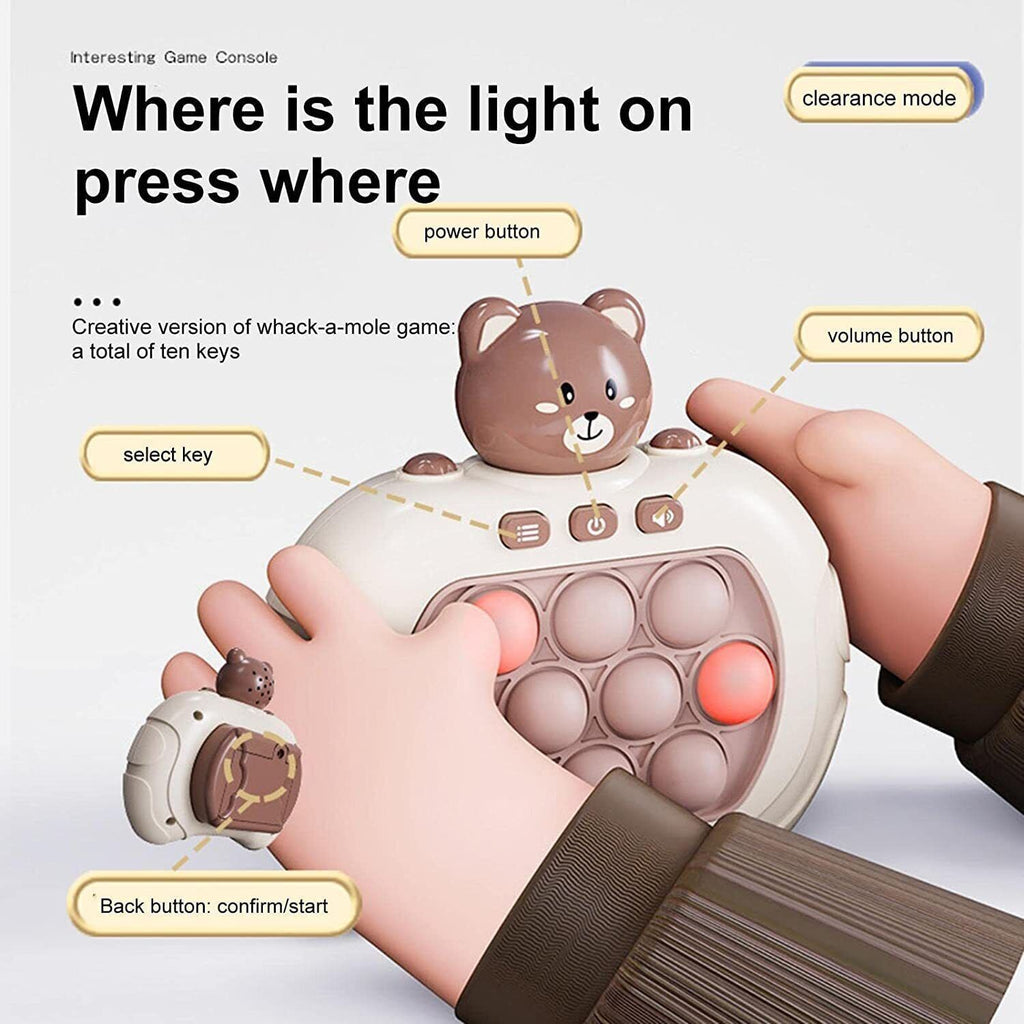 Rechargeable 3 Types Pop Push it Game Controller Sensory Fidget Toy El