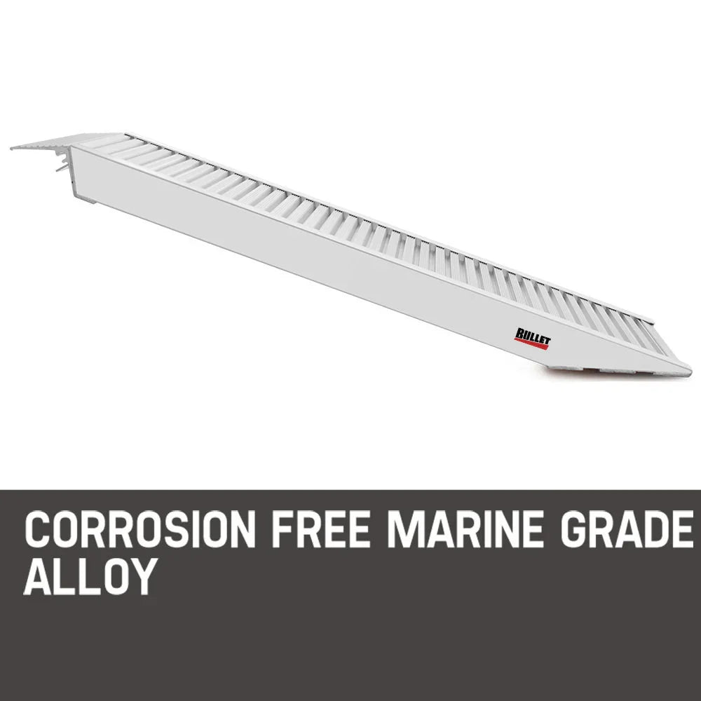 BULLET Pair of 1.6m Aluminium Loading Ramps, 4050kg capacity ...