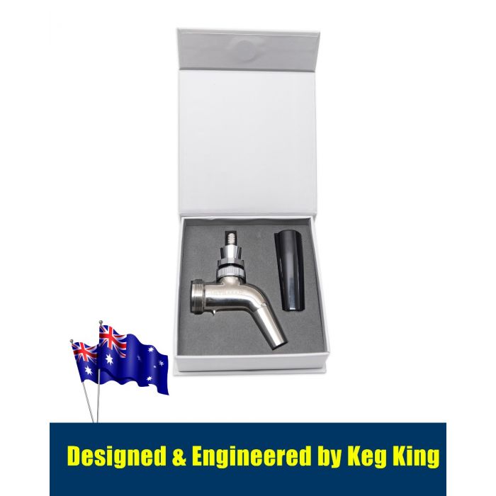 Keg King Ultratap SS Tap with Handle (Stainless Steel)| KingsWarehouse