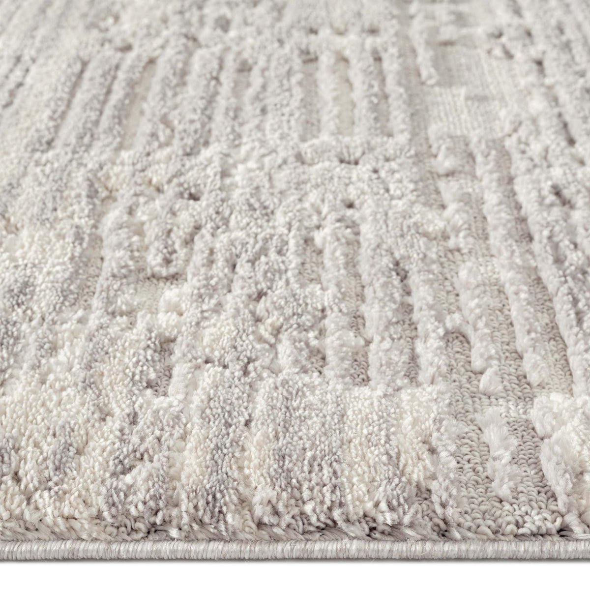 Addie Soft Pile Rug - Light Grey - 120x180| KingsWarehouse