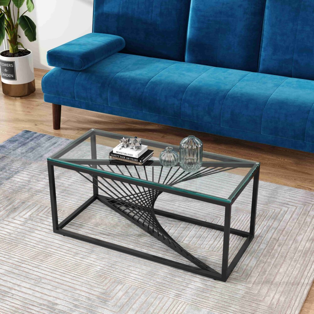 Eleganza Glass Enclave Coffee Table| KingsWarehouse