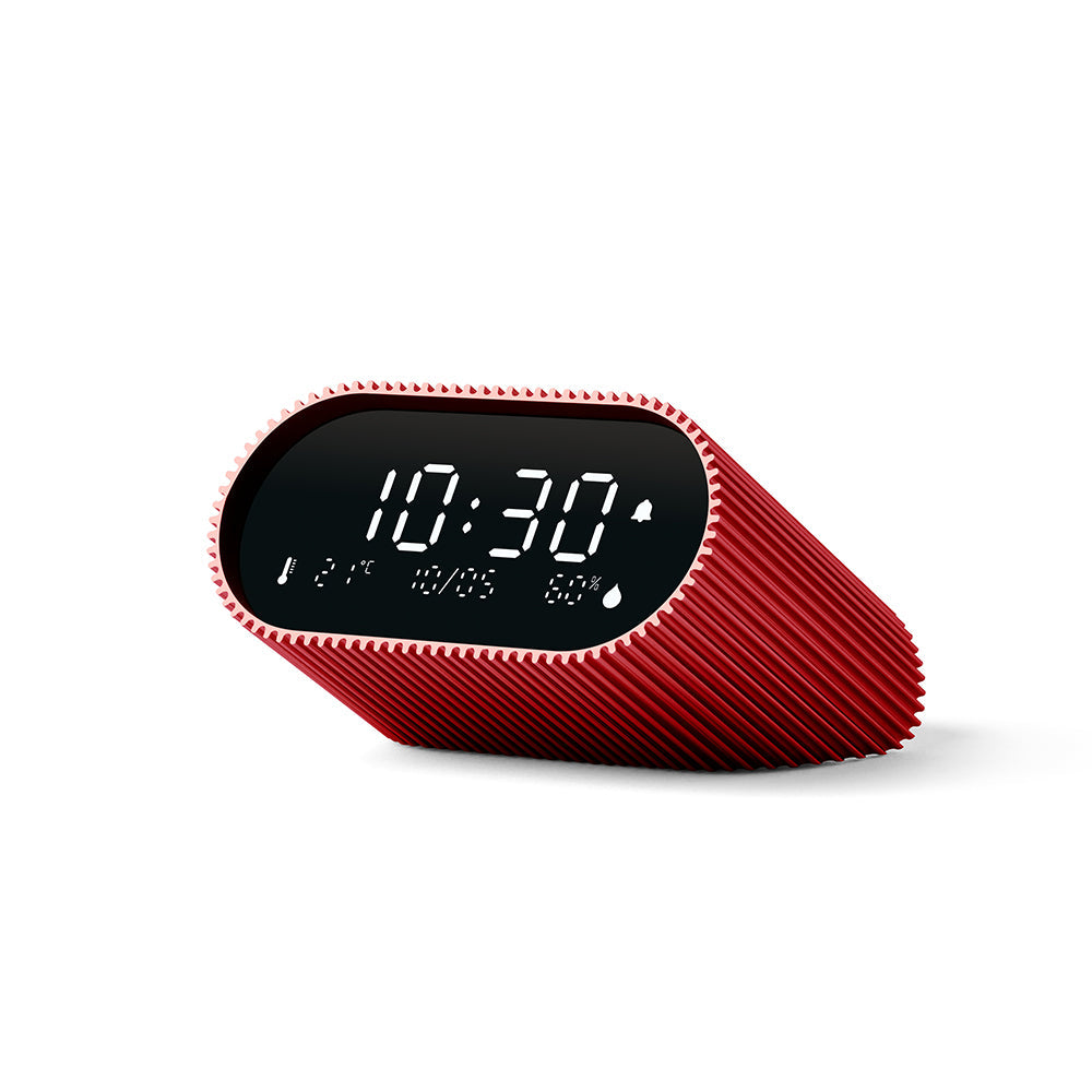 Lexon Ray Clock Lcd Alarm Clock With Temperature / Humidity Display ...
