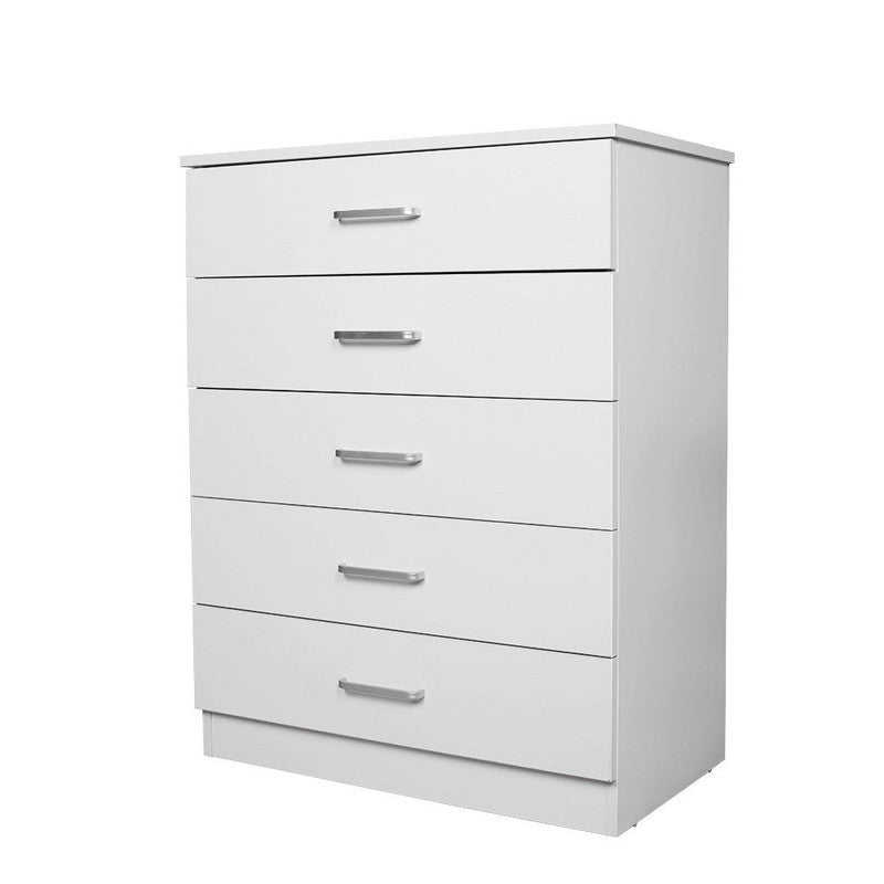 NNECN Classic Elegance: Five-Drawer Chest for Organized Living ...
