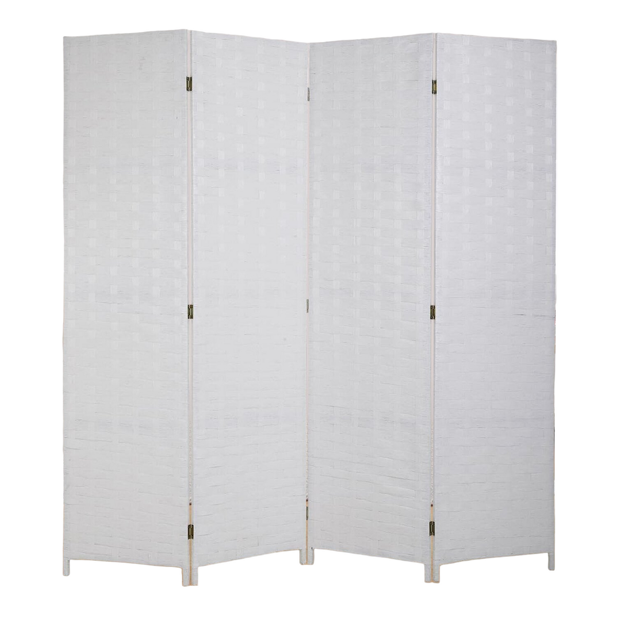 4-Panel Folding Room Divider – Privacy Screen Partition| KingsWarehouse