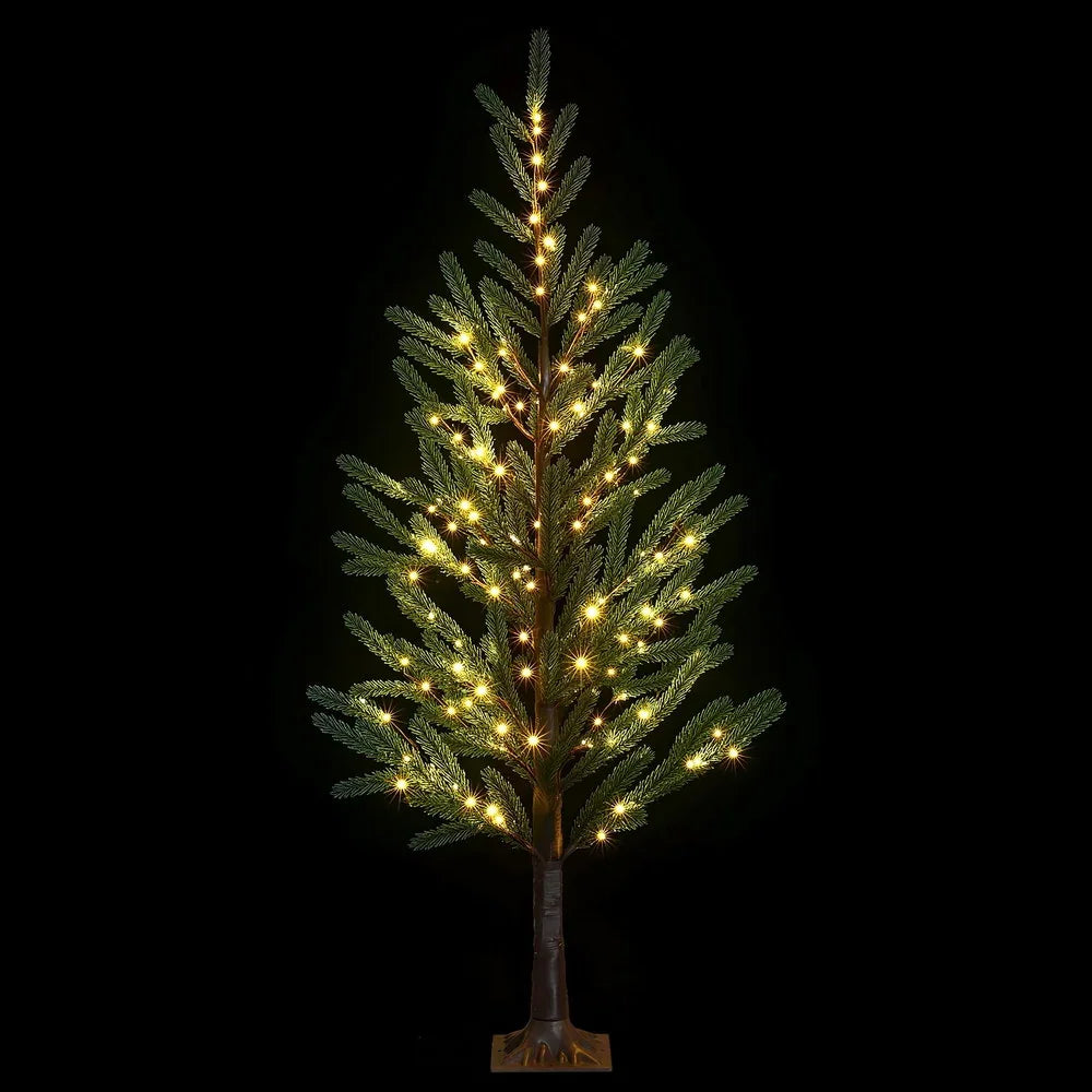 Jingle Jollys Christmas Tree 1.8M Pre-lit LED Xmas Tree 8 Modes Party ...